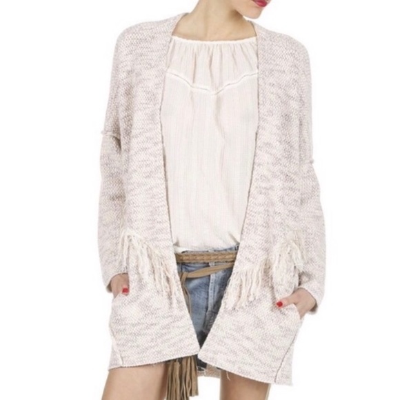 Maje | Jackets & Coats | Maje Mulane Fringe Trim Bohemian Style ...
